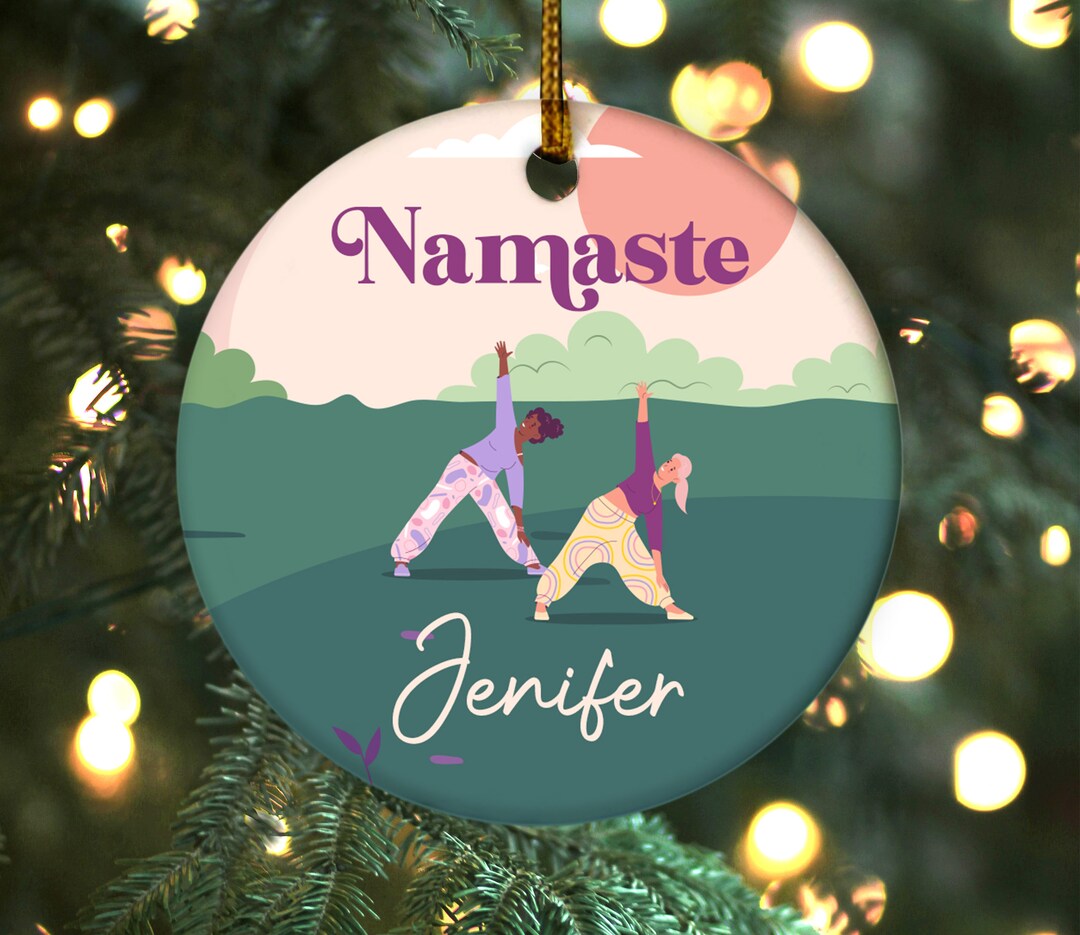 Yoga Pose Ornament Christmas Ornaments 2023 Keepsake - Etsy