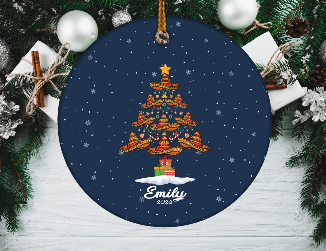 Personalized Christmas Feliz Navidad Ornament Mexican - Etsy