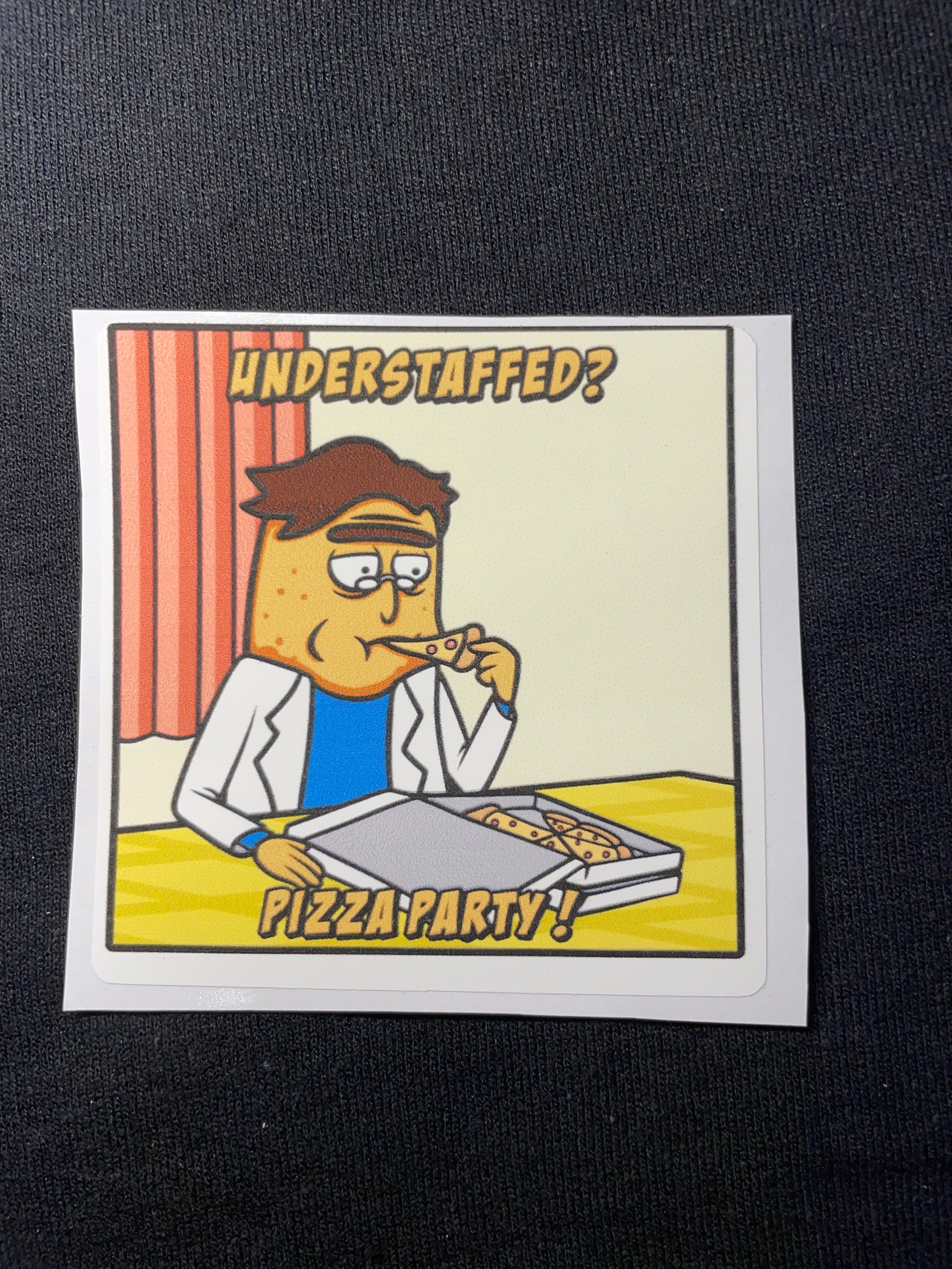 Potato Nurse Pizza Party Sticker - Etsy