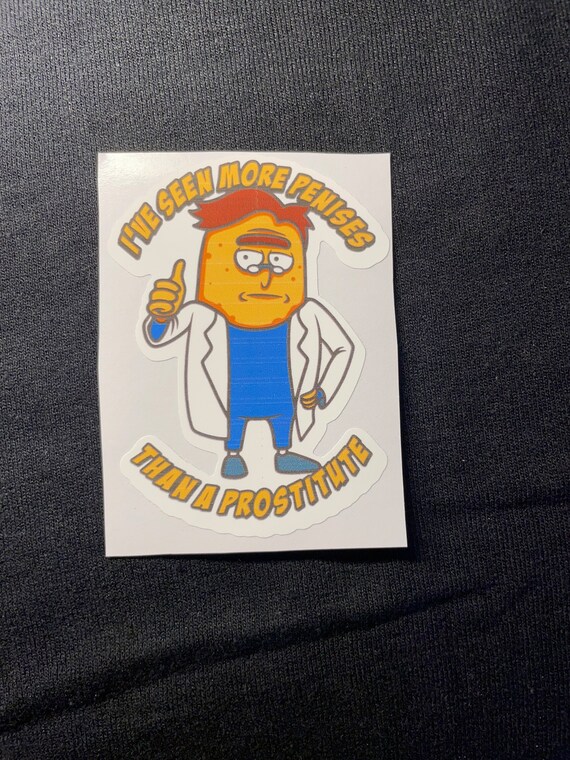 Potato Nurse Prostitute Vinyl Sticker - Etsy