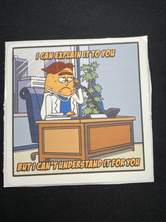 Potato Nurse Explanation Vinyl Sticker - Etsy