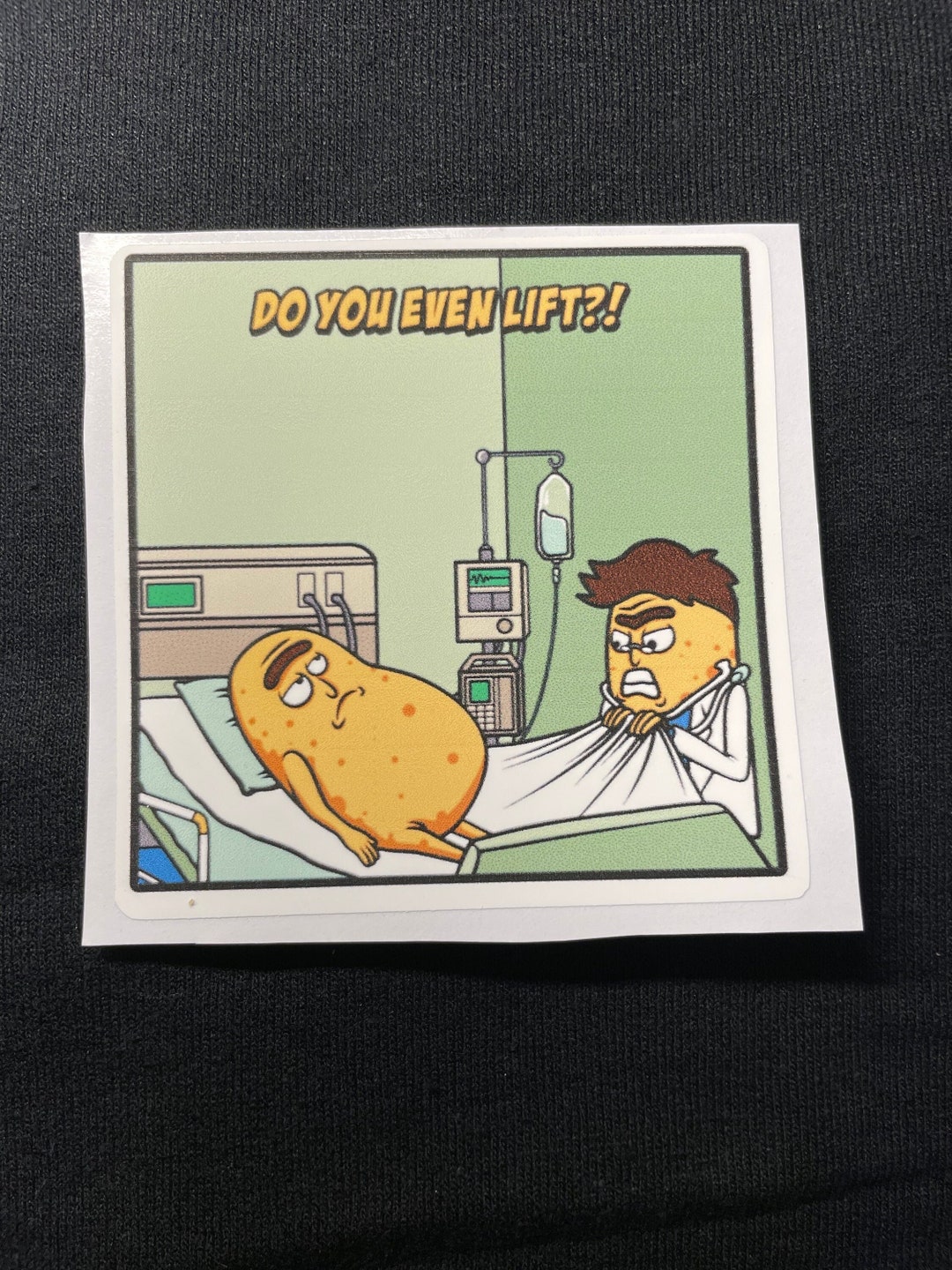 Potato Nurse "do You Even Lift?!" Sticker - Etsy