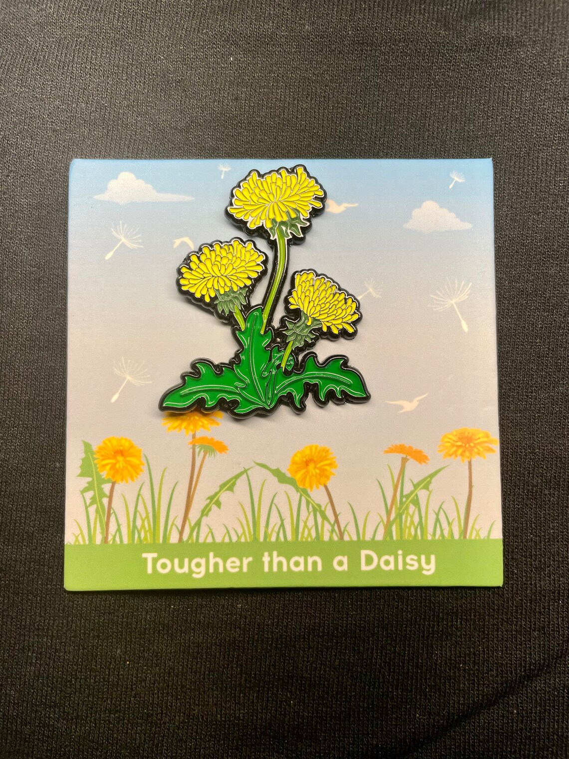Dandelion Metal Enamel Pin, Nurse Gift - Etsy