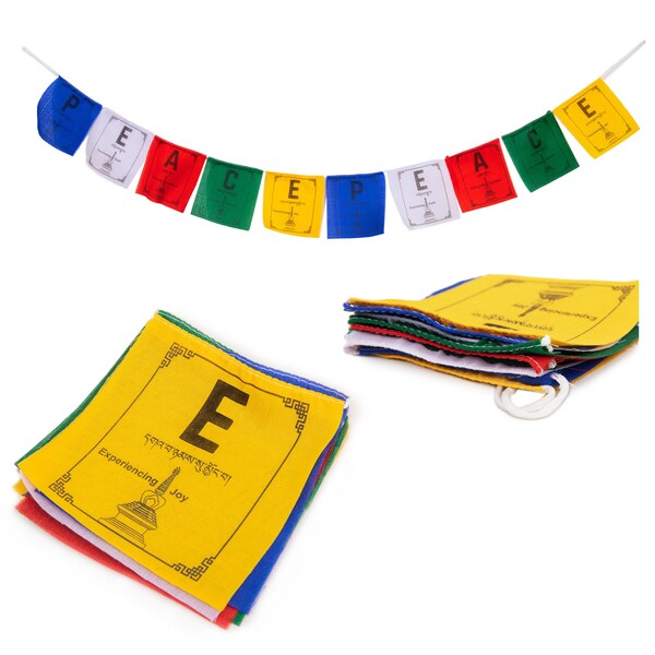 Peace Prayer Flags - Etsy