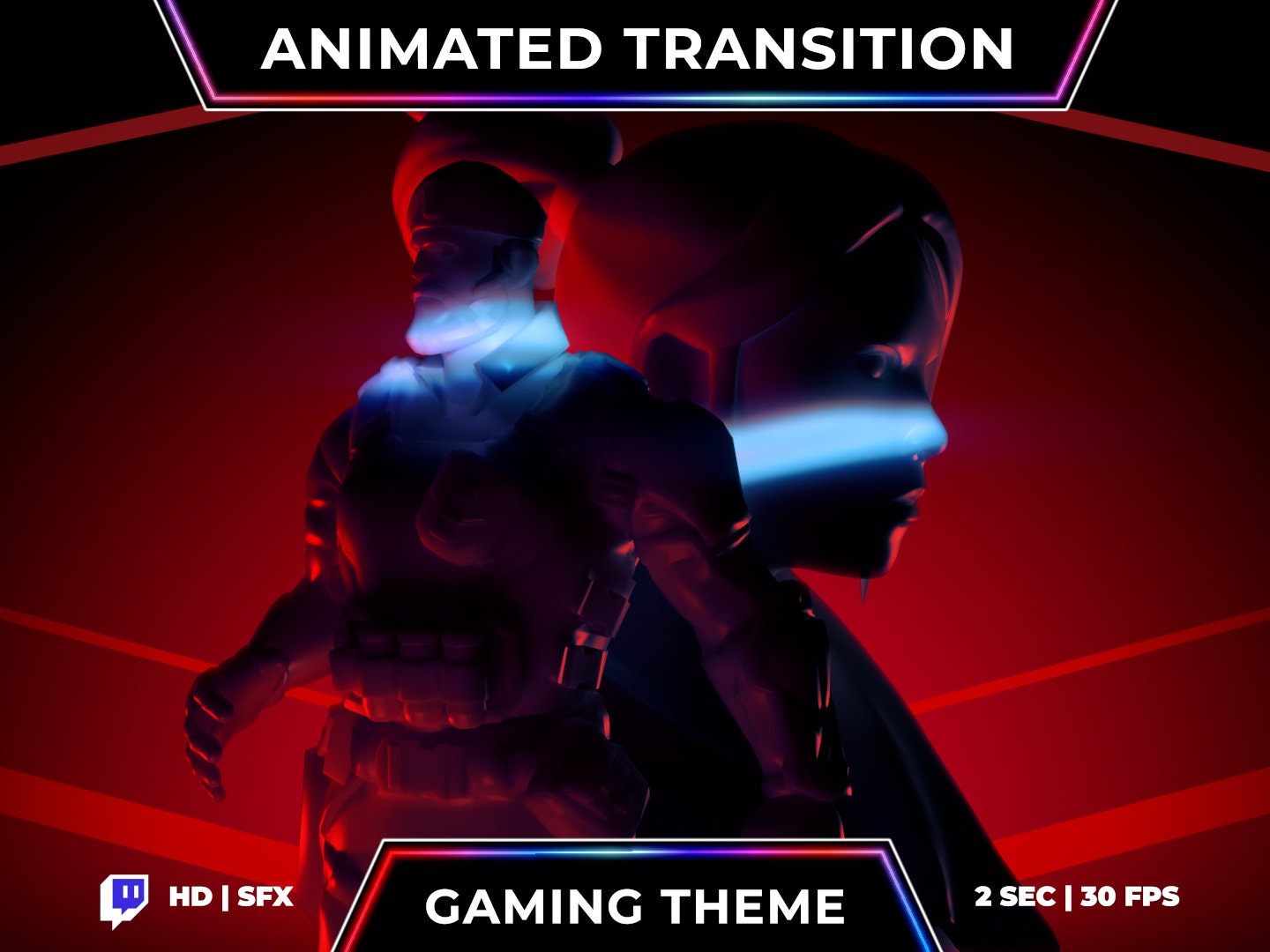 Red Valorant Themed Animated Stinger Transition for Twitch, Streamlabs ...