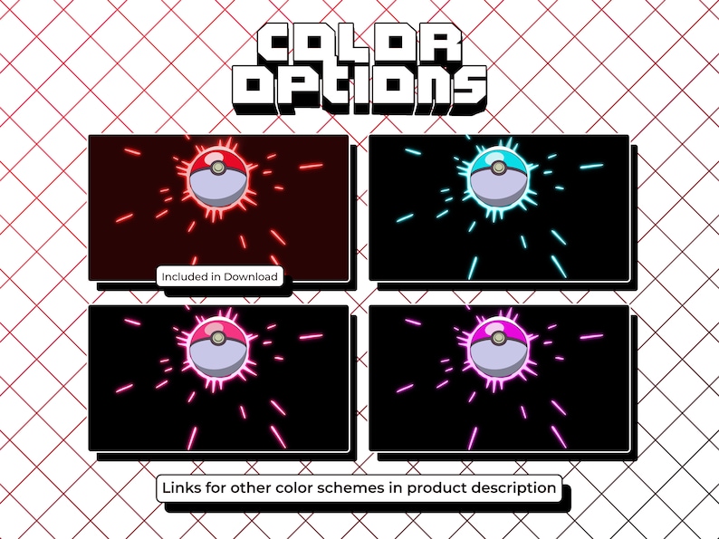 Red Pokemon Themed Animated Pokeball Stinger - Scene Transition for ...