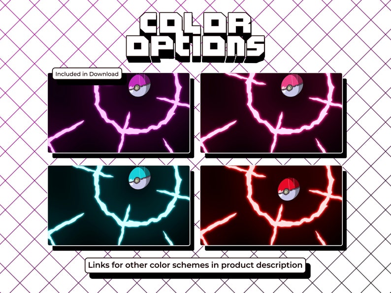 Purple Pokemon Themed Animated Pokeball Stinger - Scene Transition for ...