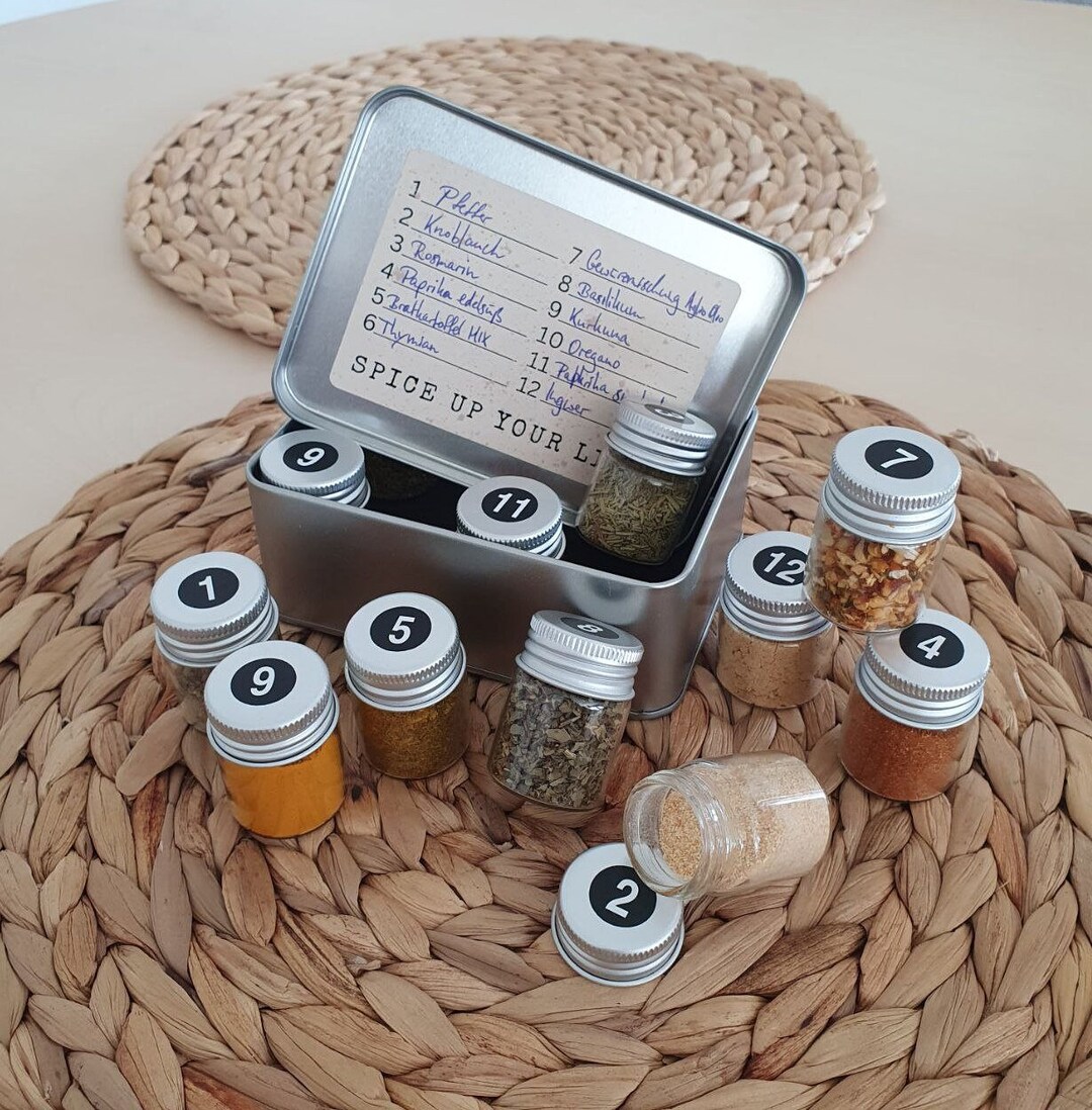 Camping Vanlife Spice Set Mini Bottles Bushcraft Survival Kit - Etsy UK