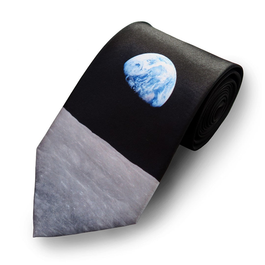 NASA Apollo 8 Earthrise Tie - Etsy