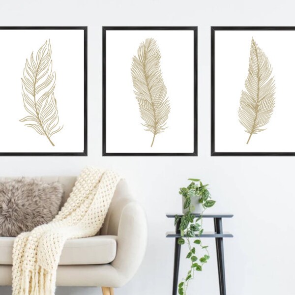 Feather Art Print - Etsy