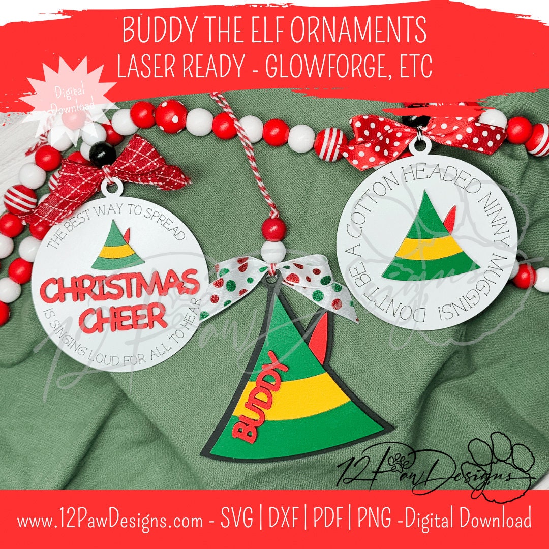 Buddy the Elf Ornaments, Buddy the Elf, Elf Movie, Son of a Nutcracker ...