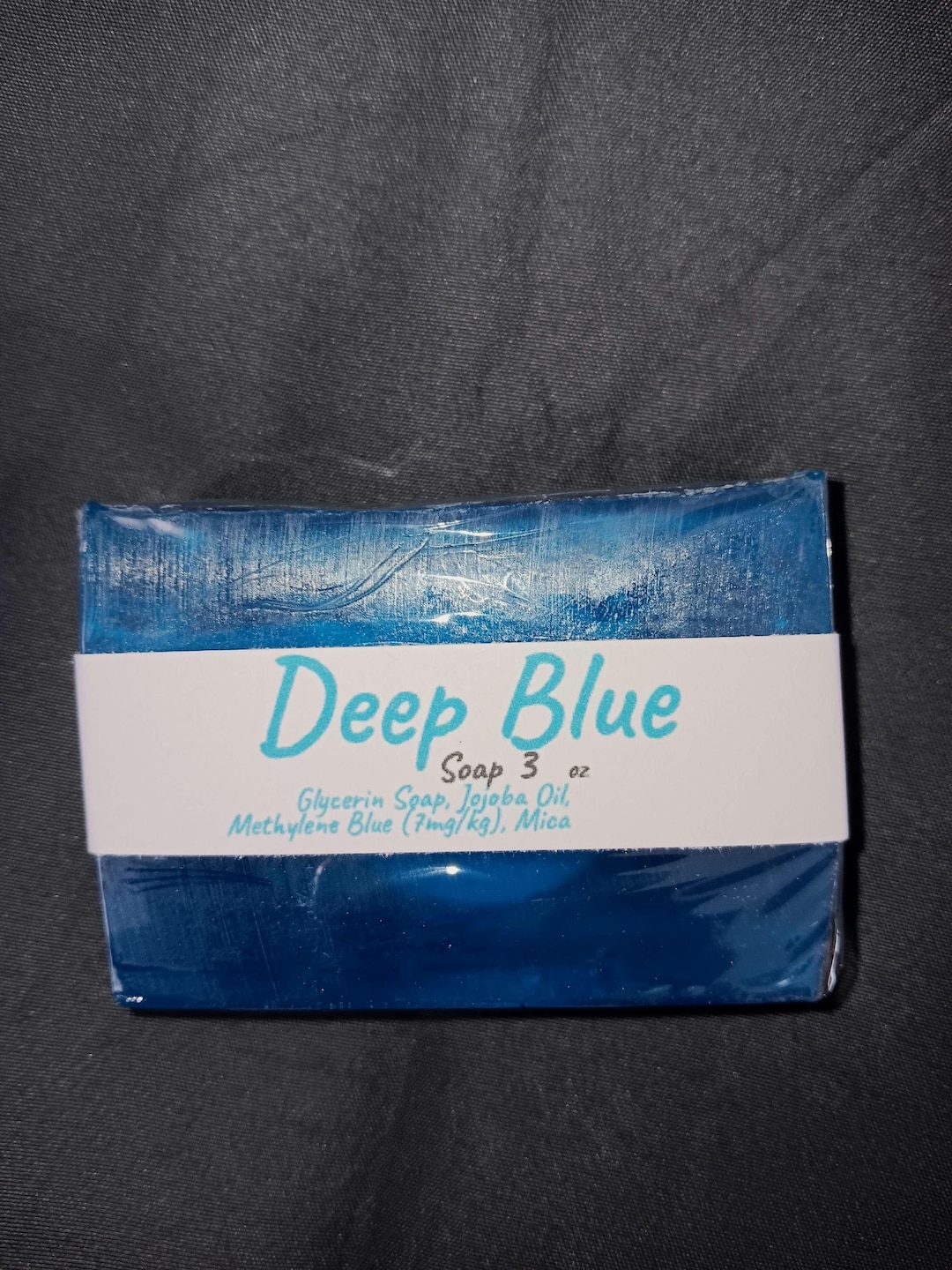 Deep Blue, Clear Methylene Blue Soap With Mica, Unscented. - Etsy