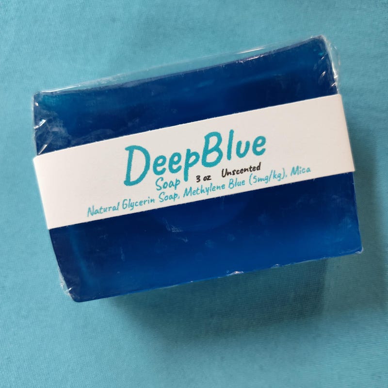 Blue Soap - Etsy