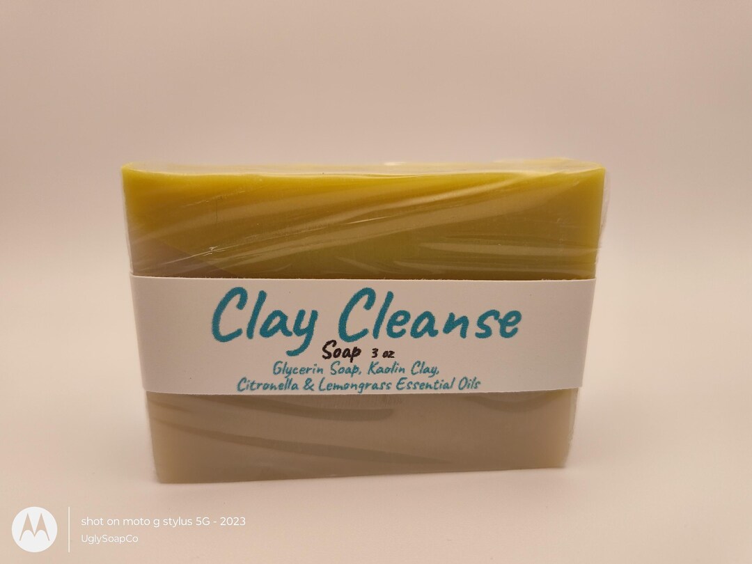 Clay Cleanse, Kaolin Clay Soap, Citronella Lemongrass Essential Oil ...