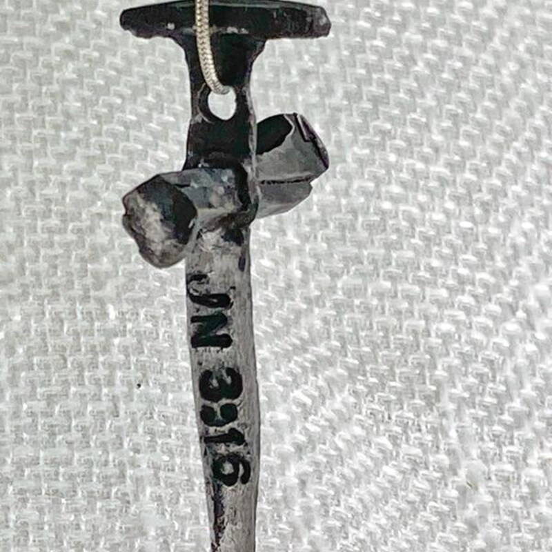 Nail Cross Necklace - Etsy