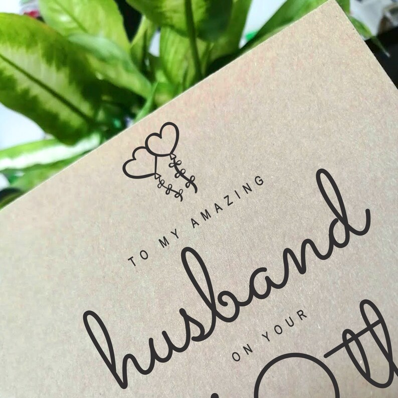 40th Birthday Card for Husband Amazing Husband Handmade 40th - Etsy