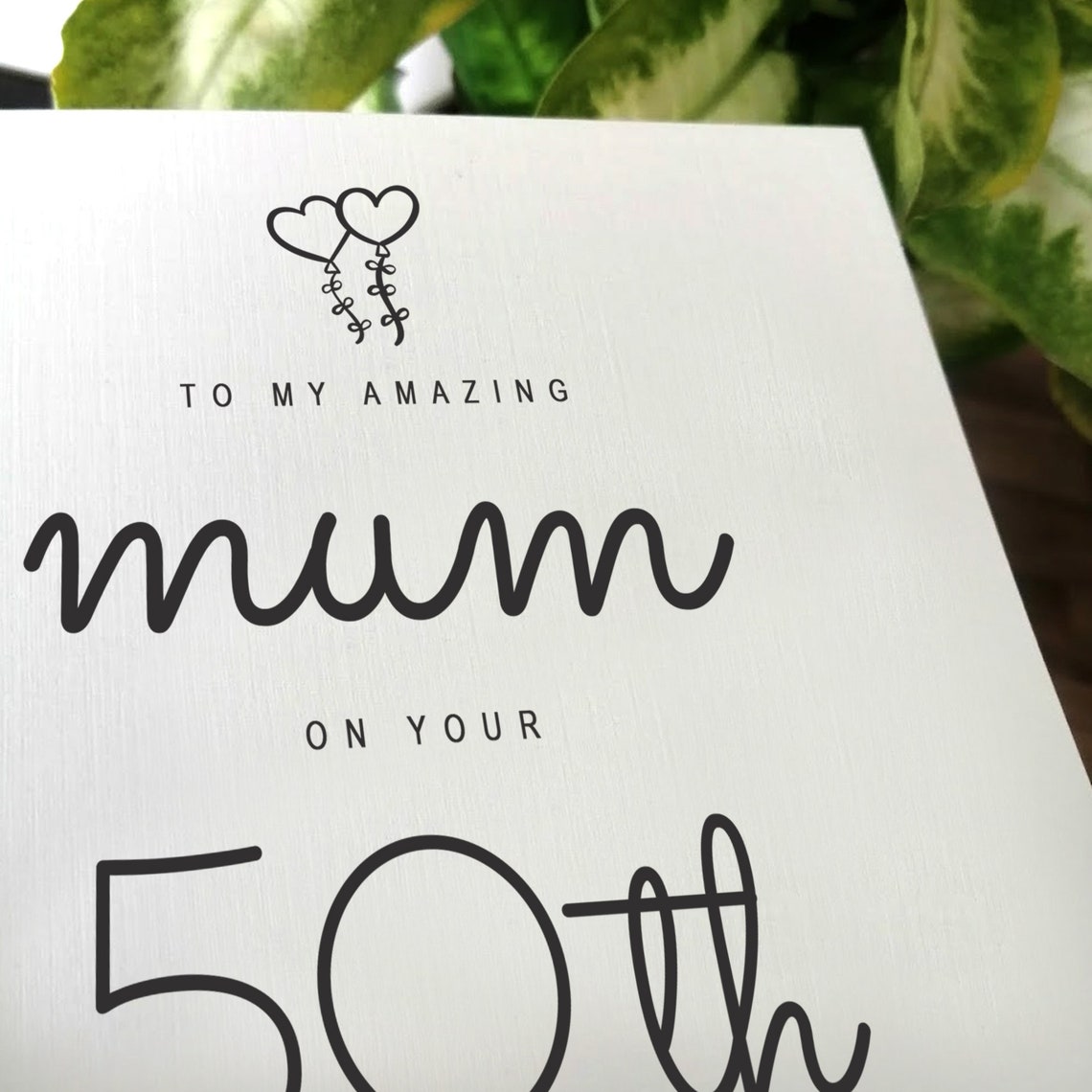 50th Birthday Card for Mum AMAZING MUMMY Birthday Card - Etsy