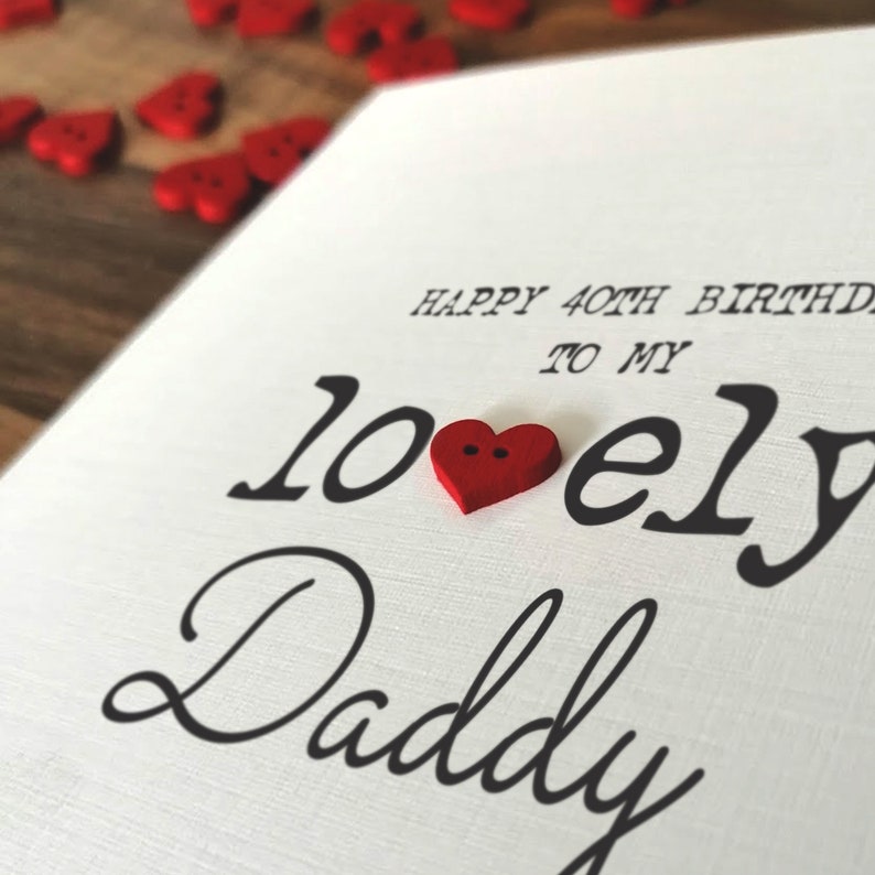 40th Birthday Card for Dad Dad 40th Handmade Birthday Card - Etsy