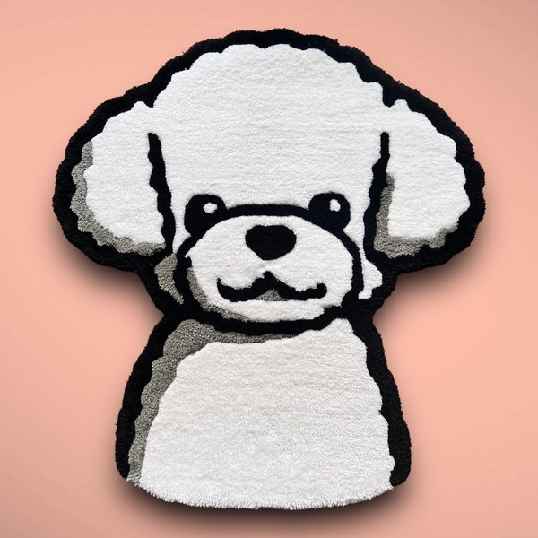 Poodle Rug - Etsy
