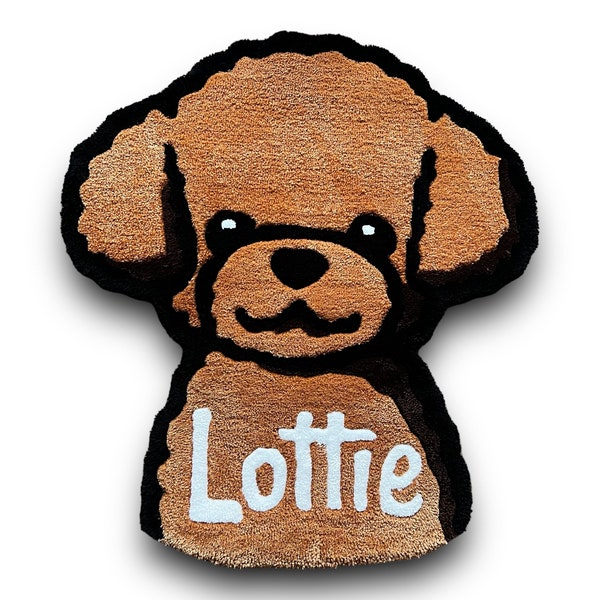 Poodle Rug - Etsy