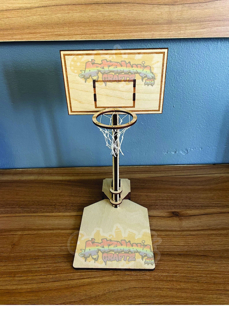 Miniature Basketball Hoop and Stand - Etsy