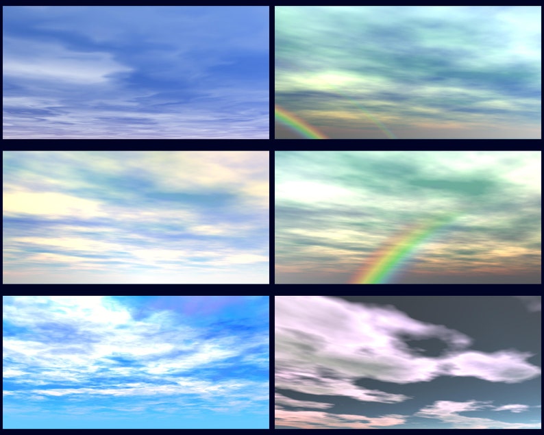 Great Skies 1 - Digital Sky Images - Digital Papers - Skies and Cloud ...