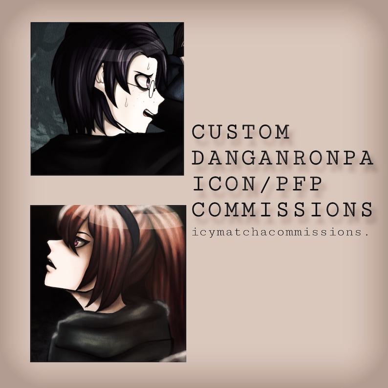 Custom Danganronpa Pfp/icon Commissions - Etsy