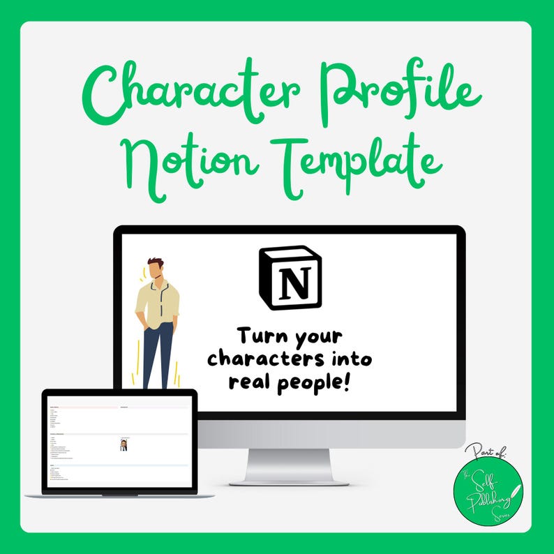 Notion Character Profile Template for Authors (digital Download) - Etsy