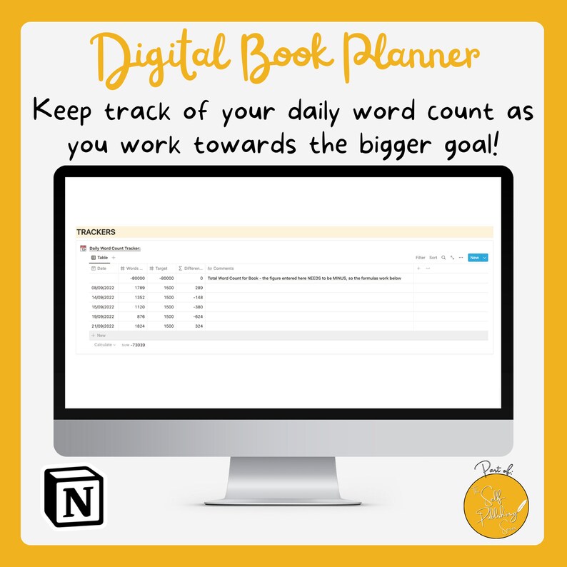 Notion Book Planner Template | Digital Author Workspace (PDF Download ...