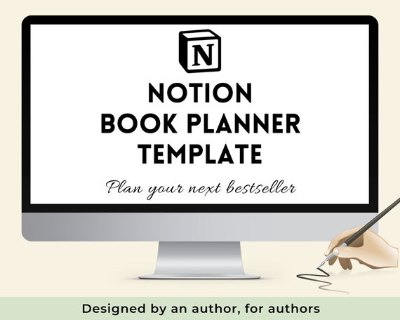 Notion Digital Book Template for Authors and Writers Notion - Etsy