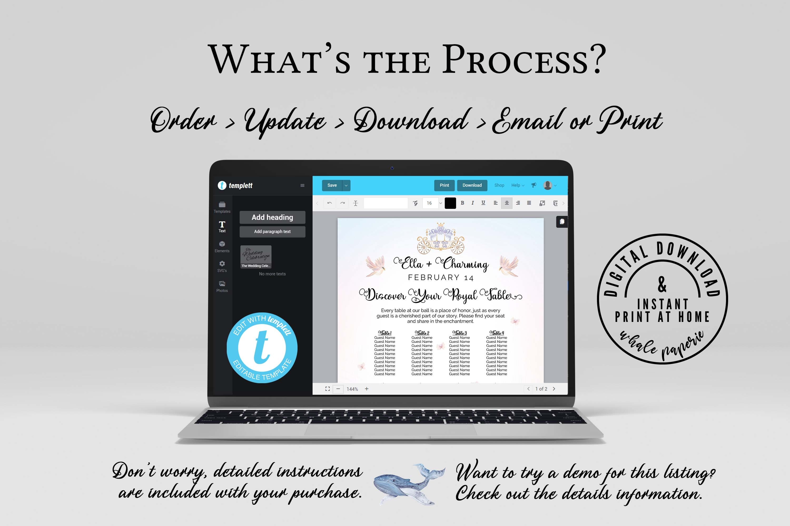 Cinderella Wedding Seating Chart Sign, Once Upon A Time Wedding Seating ...