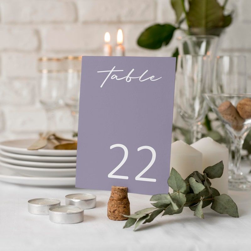 Custom Table Numbers - Etsy