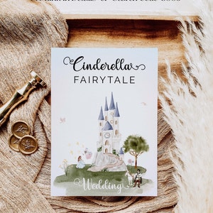 Once Upon a Time Cinderella Seating Chart Sign, Fairytale Wedding ...