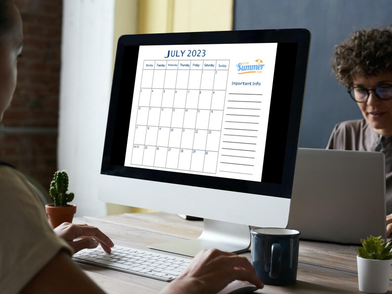 2022-2023 Editable Printable Calendars 12 Month Calendars - Etsy