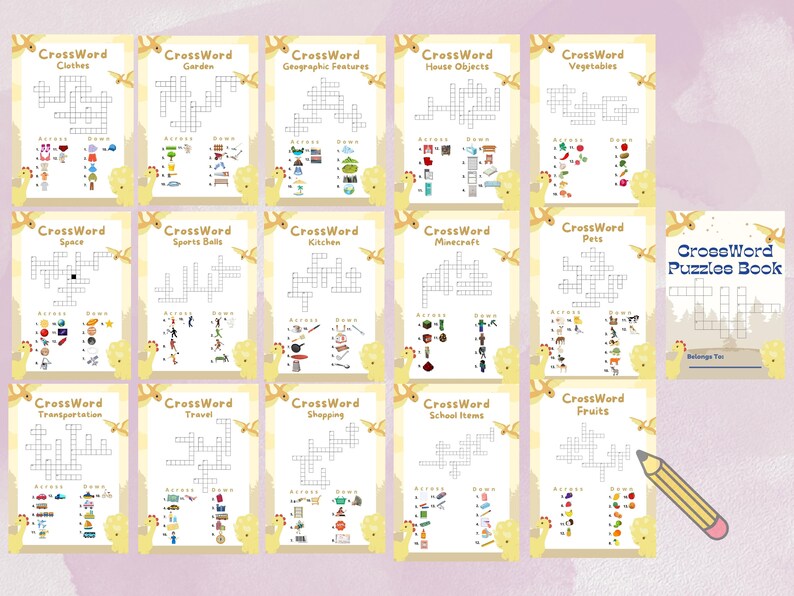 Brain Games, Crosswords Puzzles, Codeword Puzzle Book, Word Game ...