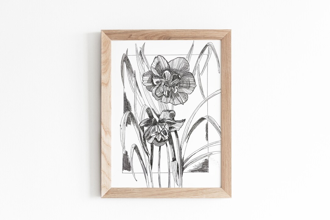 Droopy Spring Flowers 021 Print 8x10 Fine Art for Home, Bedroom, Office ...