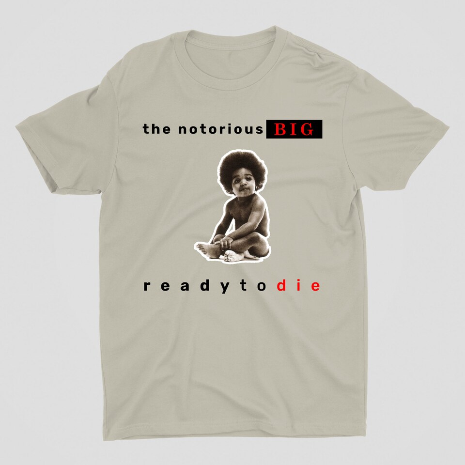 The Notorious B.I.G. Ready to Die T-Shirt, Notorious BIG Biggie Smalls ...