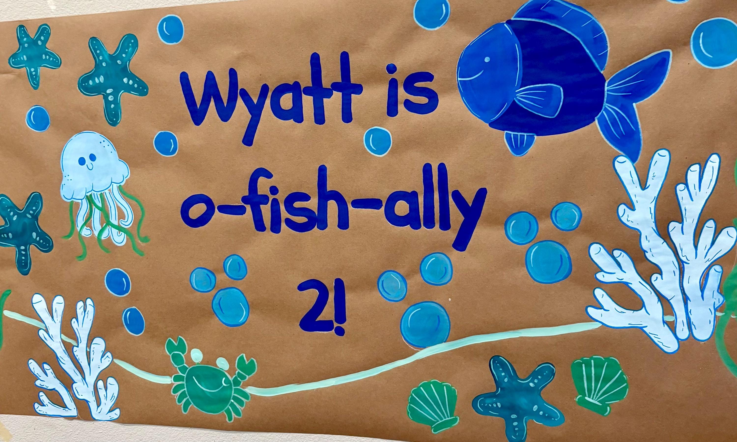 Custom Hand-painted Birthday Banner: Sea Theme - Etsy