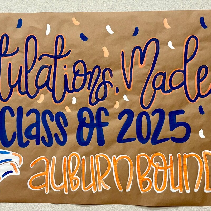 Painted Brown Paper Signs - Etsy