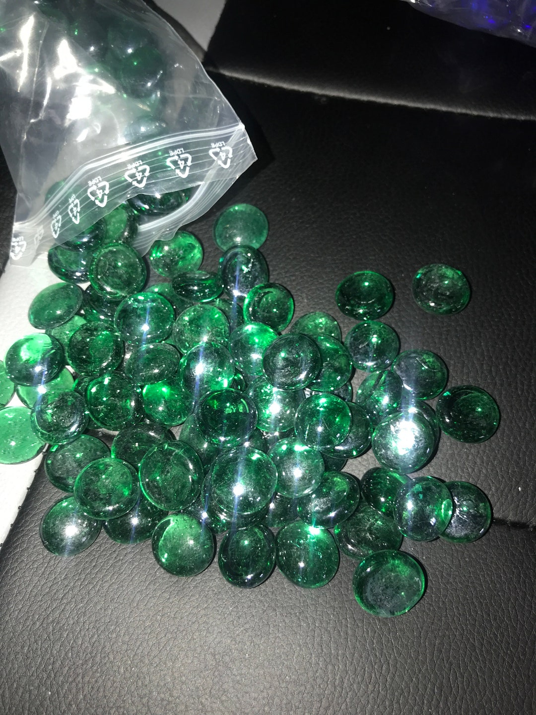 Glass Pebble for Table Settings, Art and Crafting Projects - Etsy