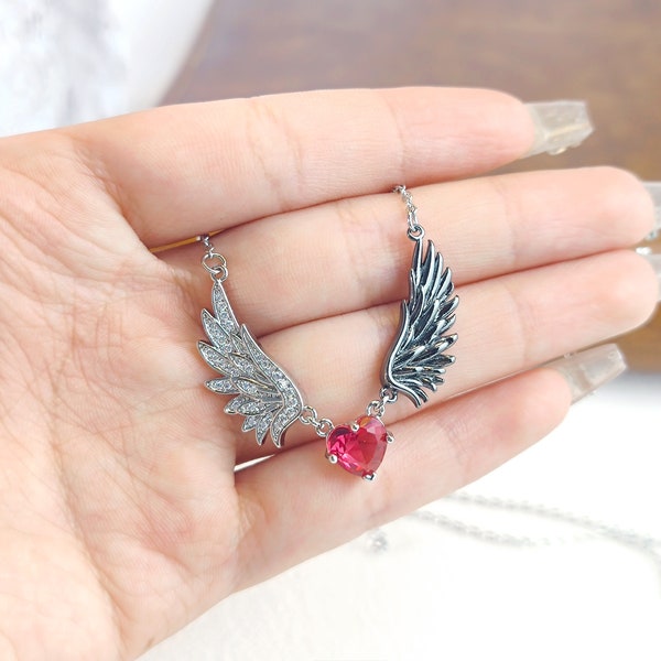 Half Heart Half Angel Wings - Etsy