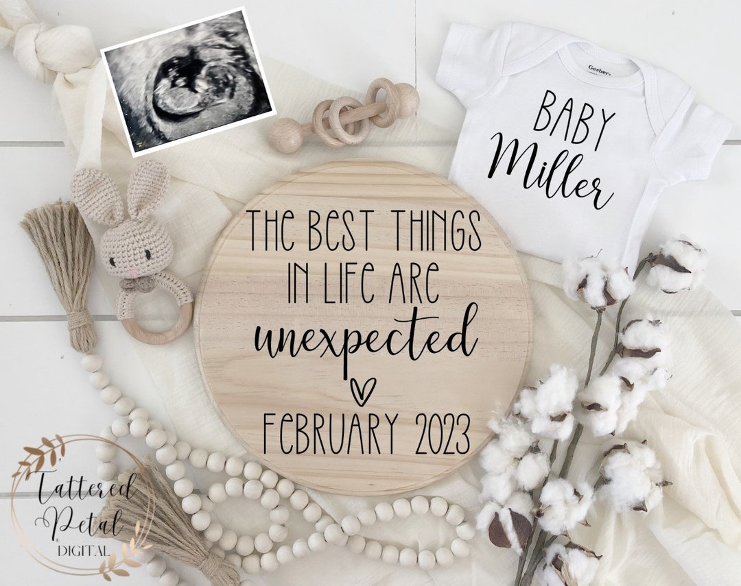 Surprise Baby Digital Pregnancy Announcement, the Best Things in Life ...