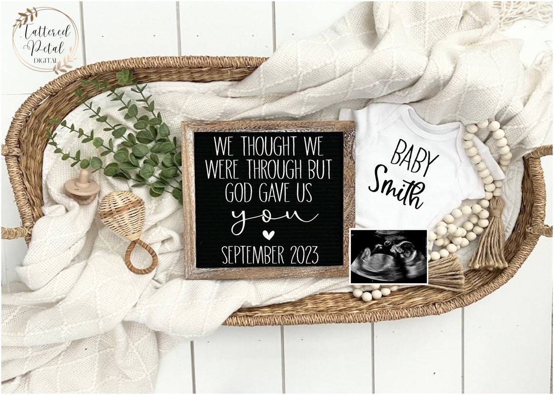 Surprise Pregnancy Digital Announcement, Surprise Baby Announcement ...