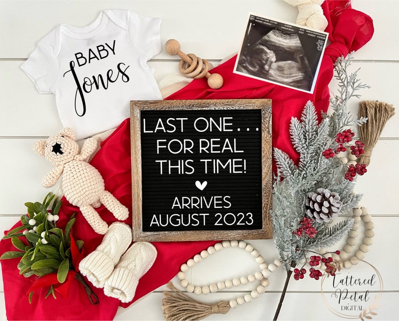 Last Baby Digital Pregnancy Announcement Grand Finale - Etsy