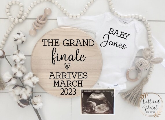 Last Baby Digital Pregnancy Announcement Grand Finale - Etsy