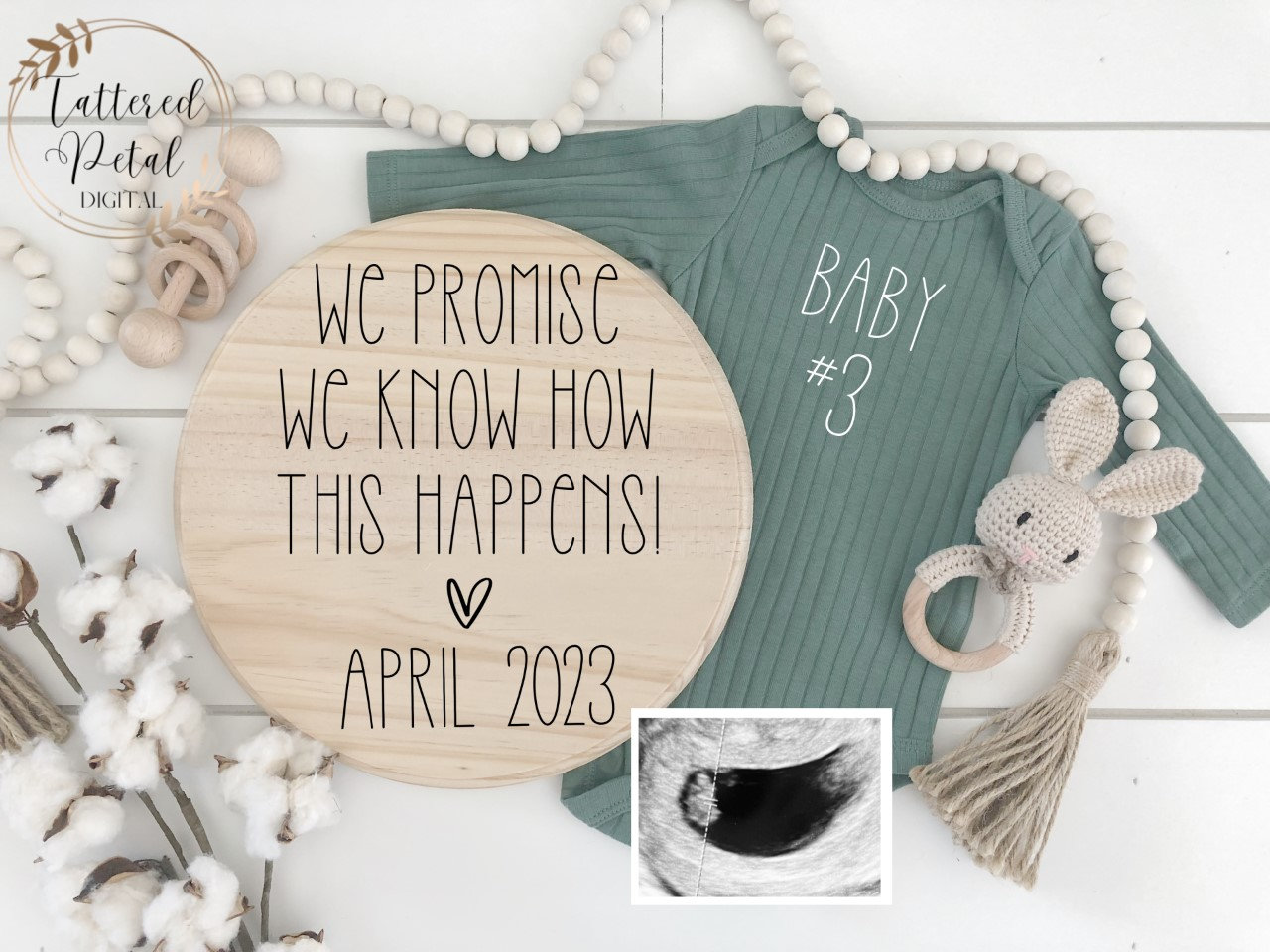 Surprise Pregnancy Digital Announcement Last Baby - Etsy