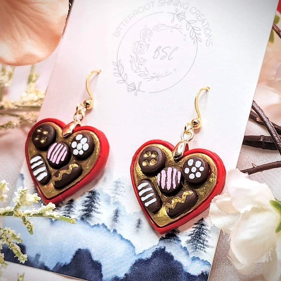 Box of Chocolates Earrings - Etsy