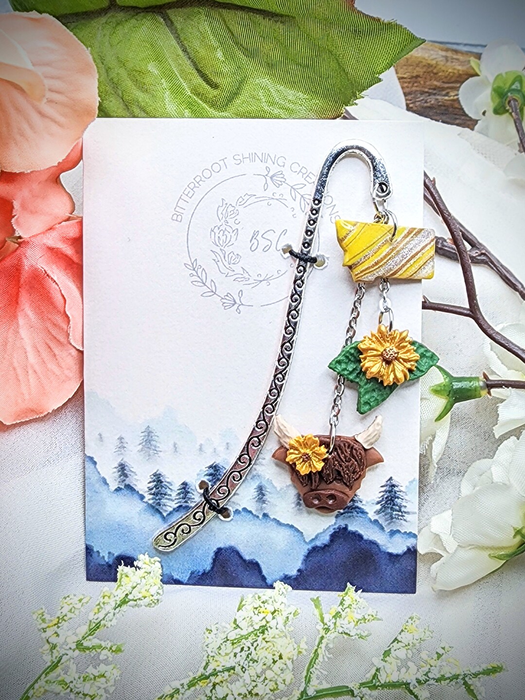 Sunny the Highland Cow Book Hook - Etsy