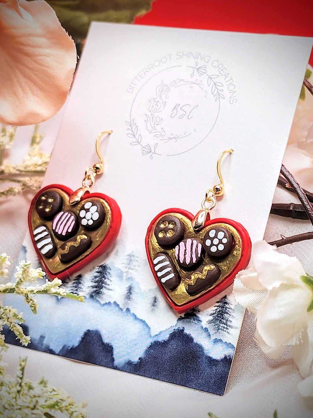 Box of Chocolates Earrings - Etsy
