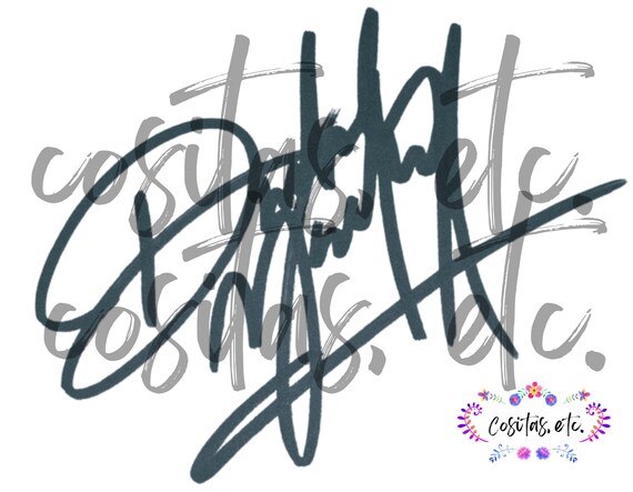 Daddy Yankee Signature Autograph PNG SVG PDF Use for Shirt - Etsy